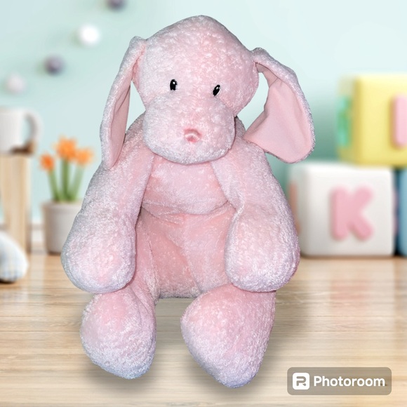 Gund | Toys | Htf Baby Gund Pink Puppy Puddles 581 Embroidered Face And ...